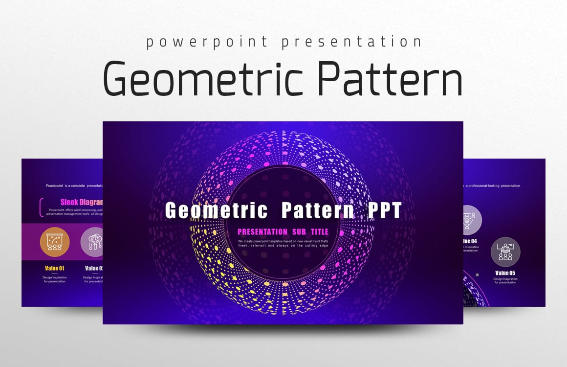 Geometry 05 Powerpoint Templates Geometric Free PowerPoint Template