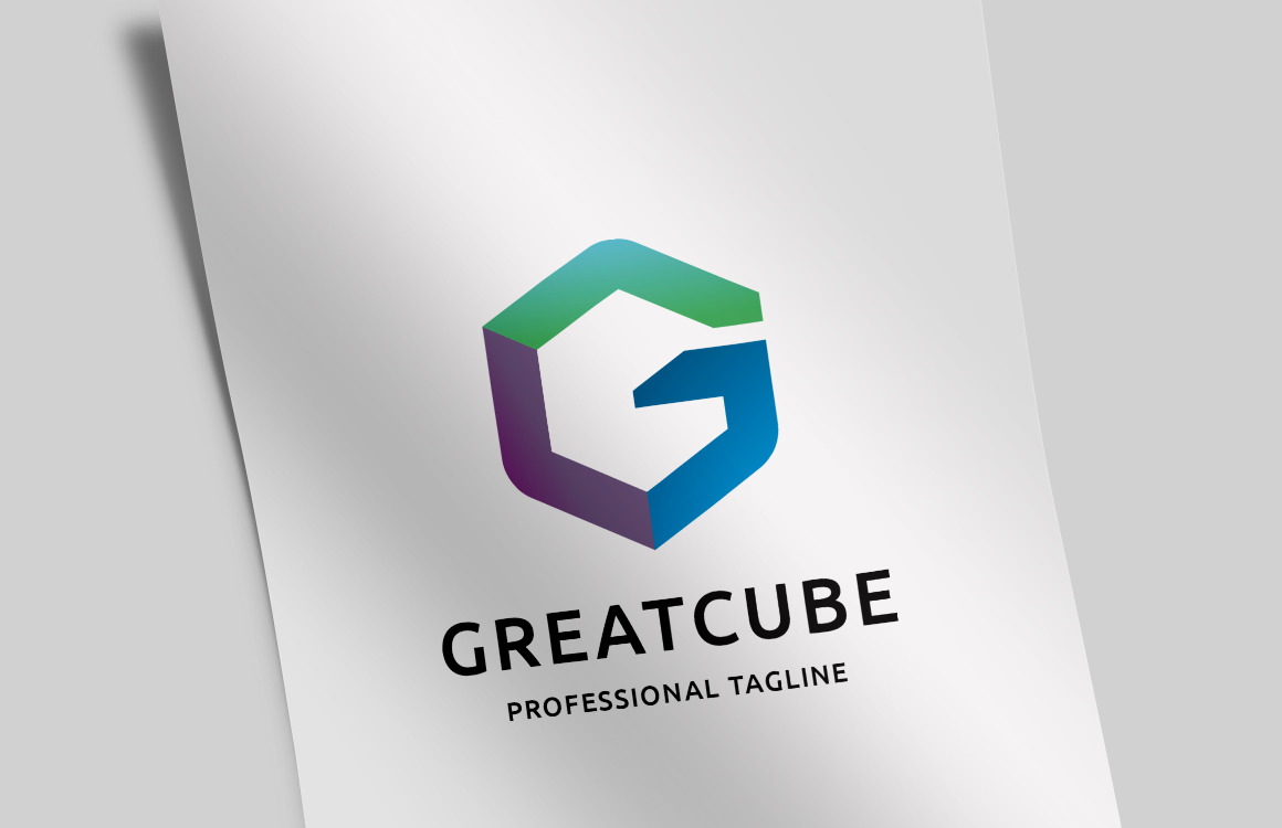 Great Cube Letter G Logo Template #113348 - TemplateMonster