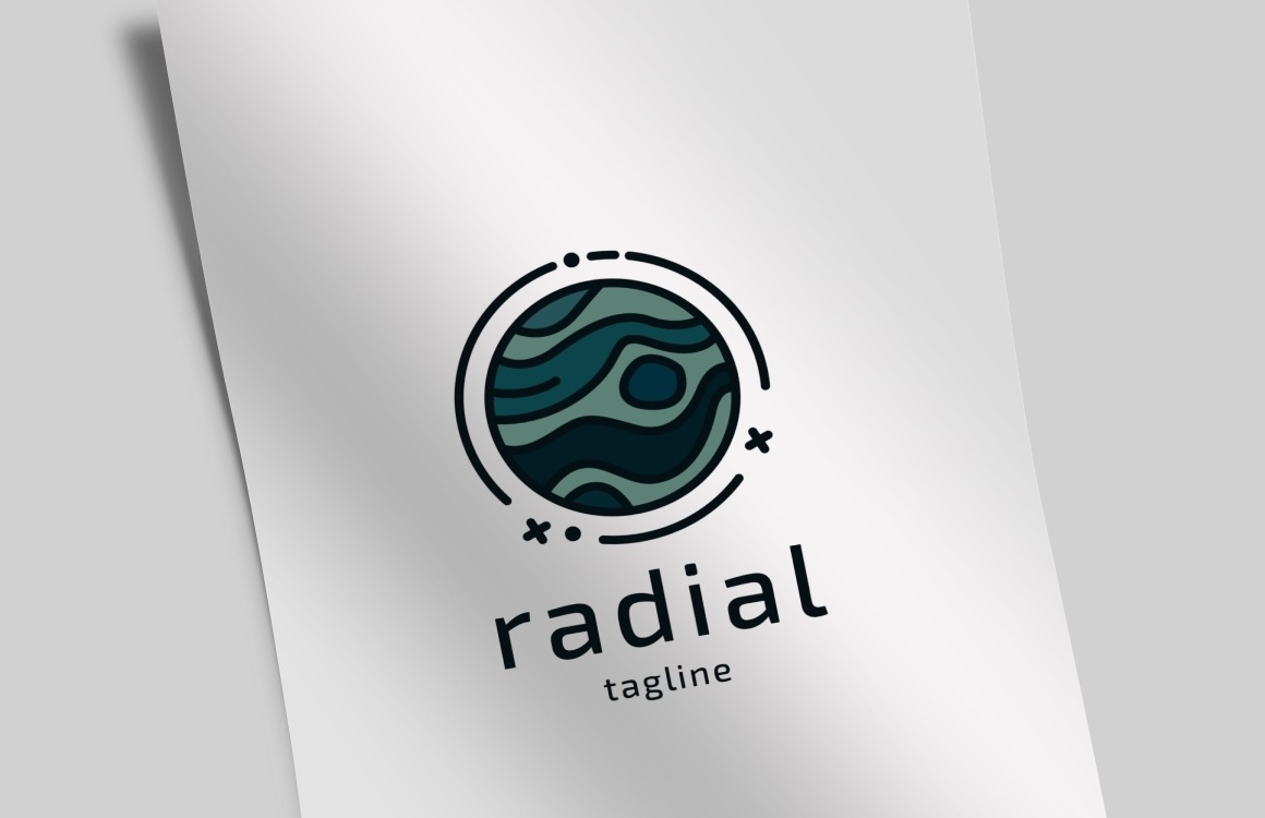 Radial Logo Template #114186 - TemplateMonster