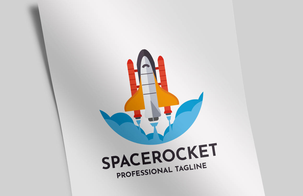 Logotipo Del Cohete Exclusivo Inicio Tipo Del Cohete Logotipo Hecho