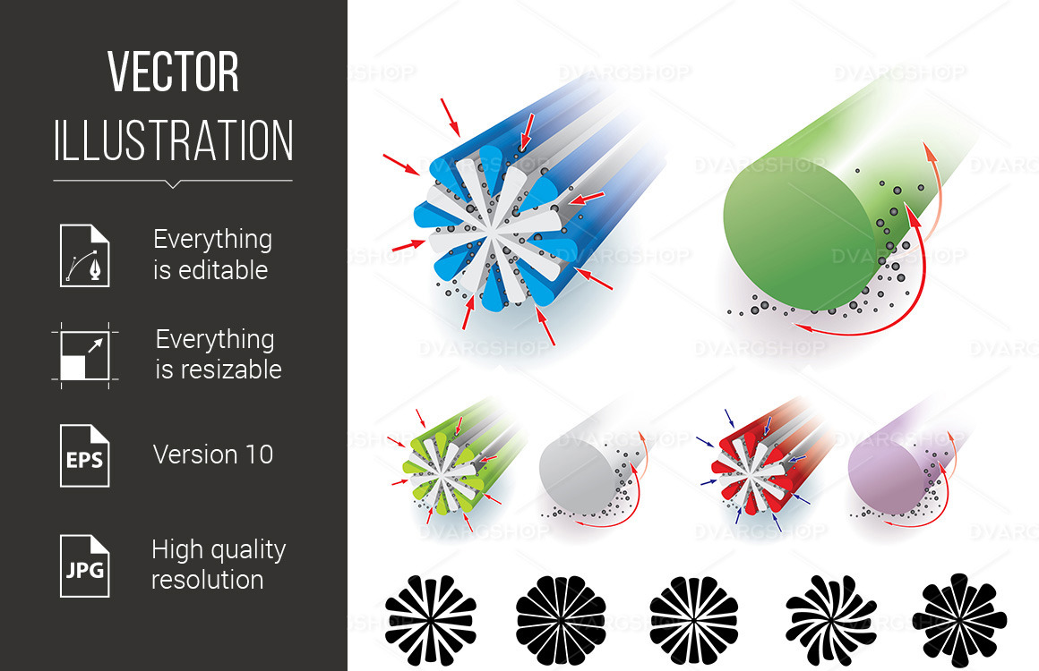 Microfiber - Vector Image #116068 - TemplateMonster