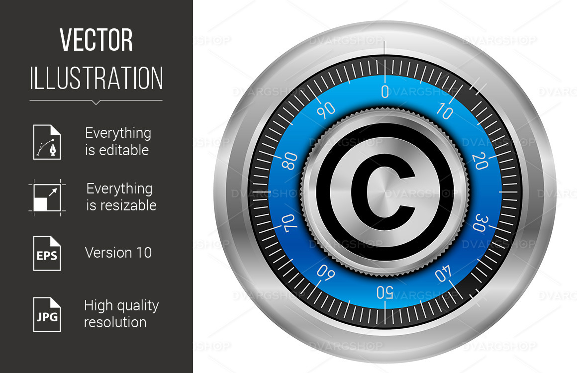 Copyright Protection - Vector Image #119153 - TemplateMonster