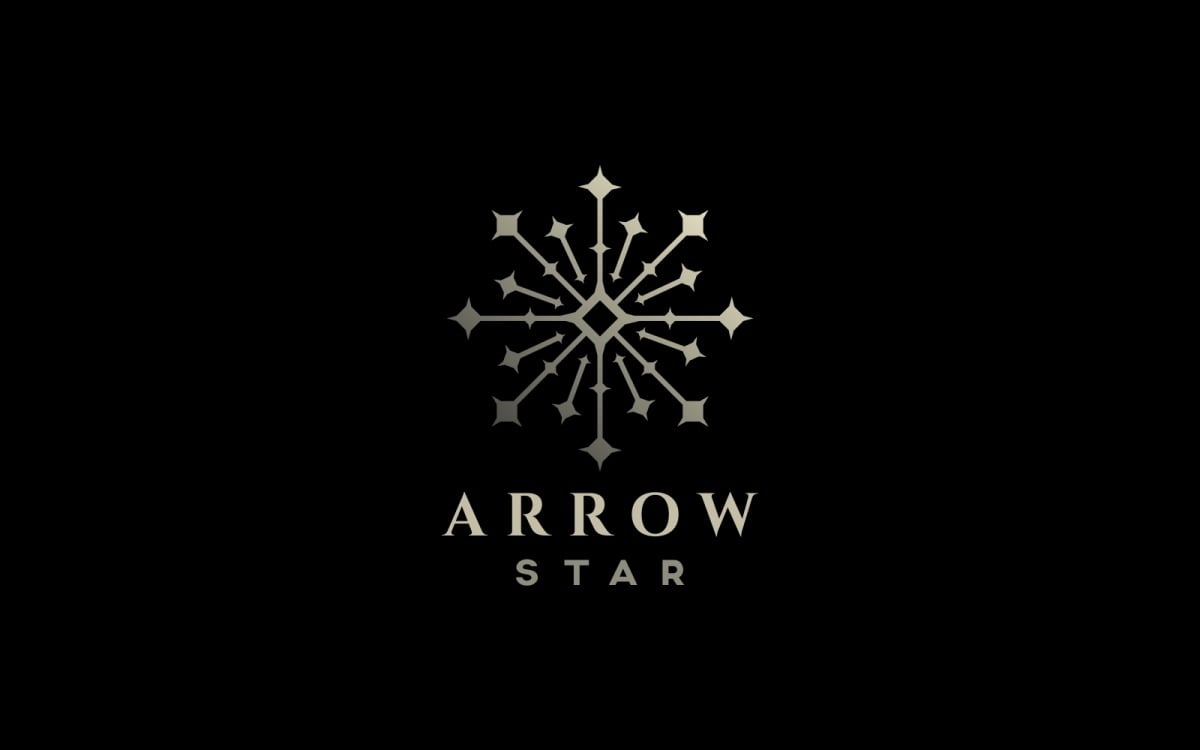 Arrow Star Logo Template #121111 - TemplateMonster