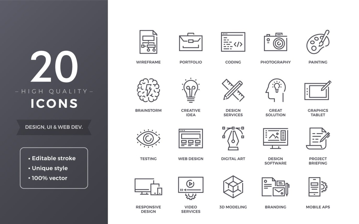 Design Icon Set #123416 - TemplateMonster