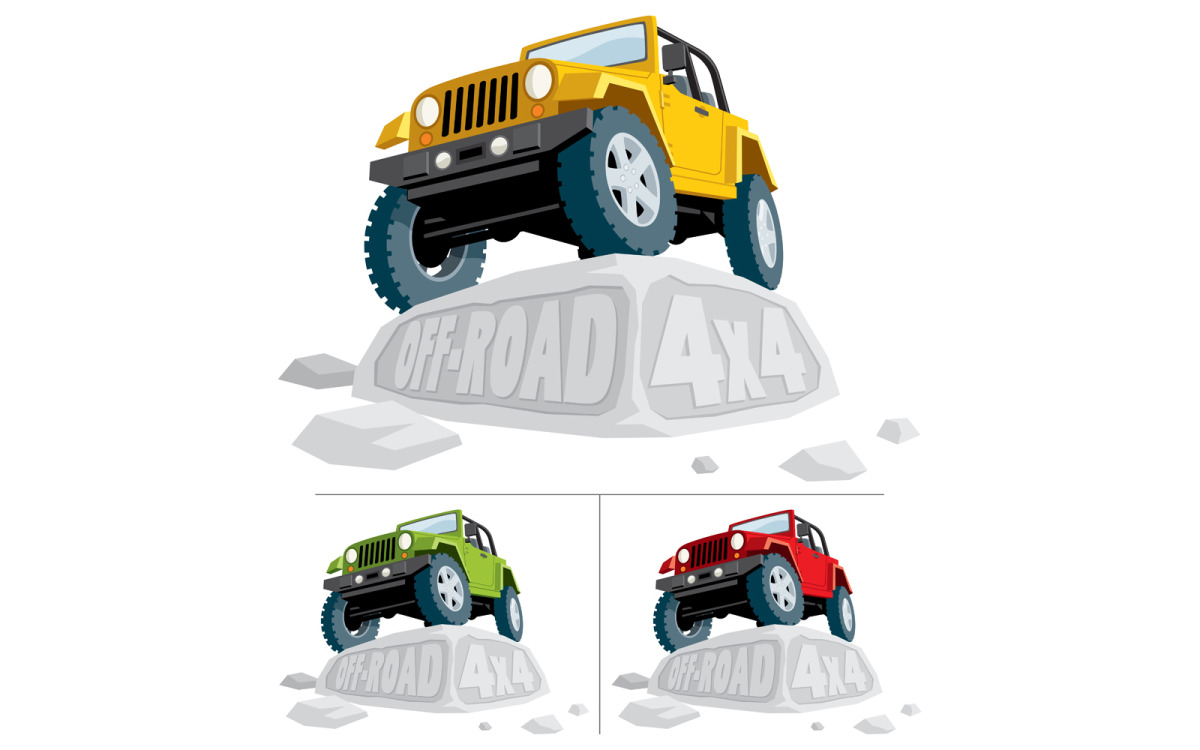 Offroad 4x4 - ilustrace #148289 - TemplateMonster