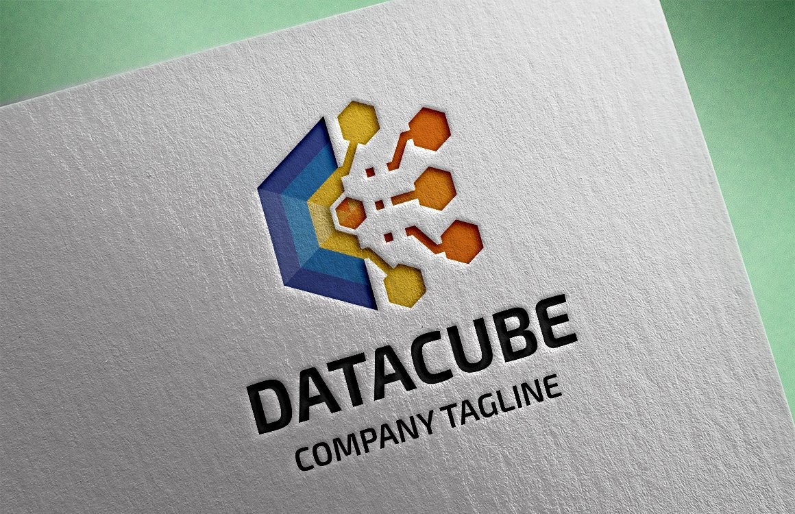 Data Cube Logo Template #149479 - TemplateMonster