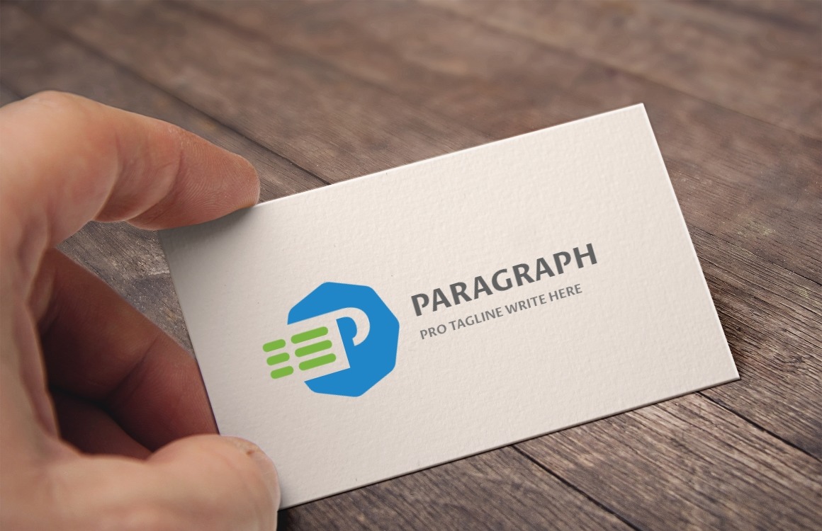 Letter P (Paragraph) Logo Template #149504 - TemplateMonster