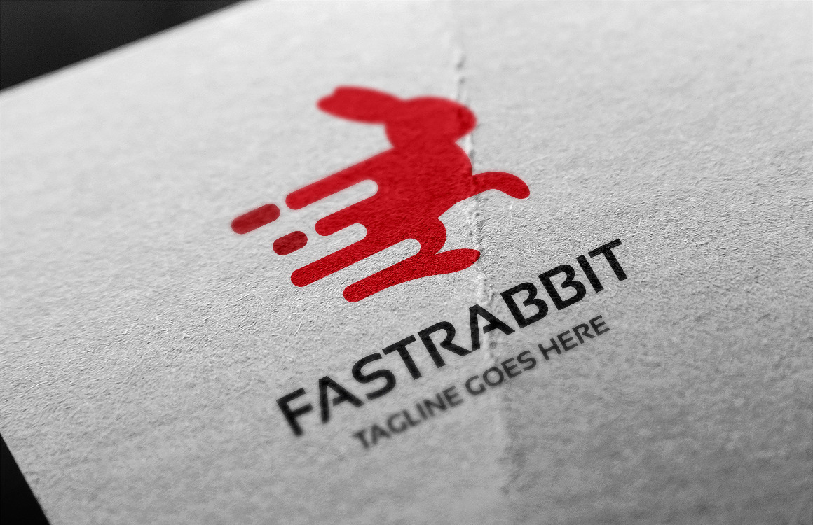 Fast Rabbit Logo Template #150043 - TemplateMonster