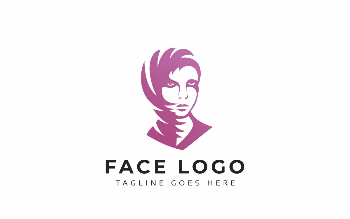 Face Logo Template #151399 - TemplateMonster