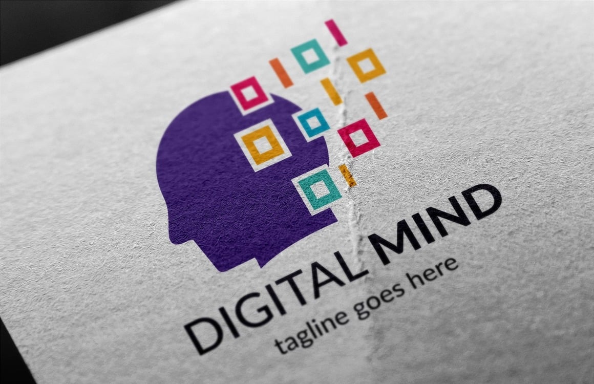 Digital Mind Logo Template #152133 - TemplateMonster