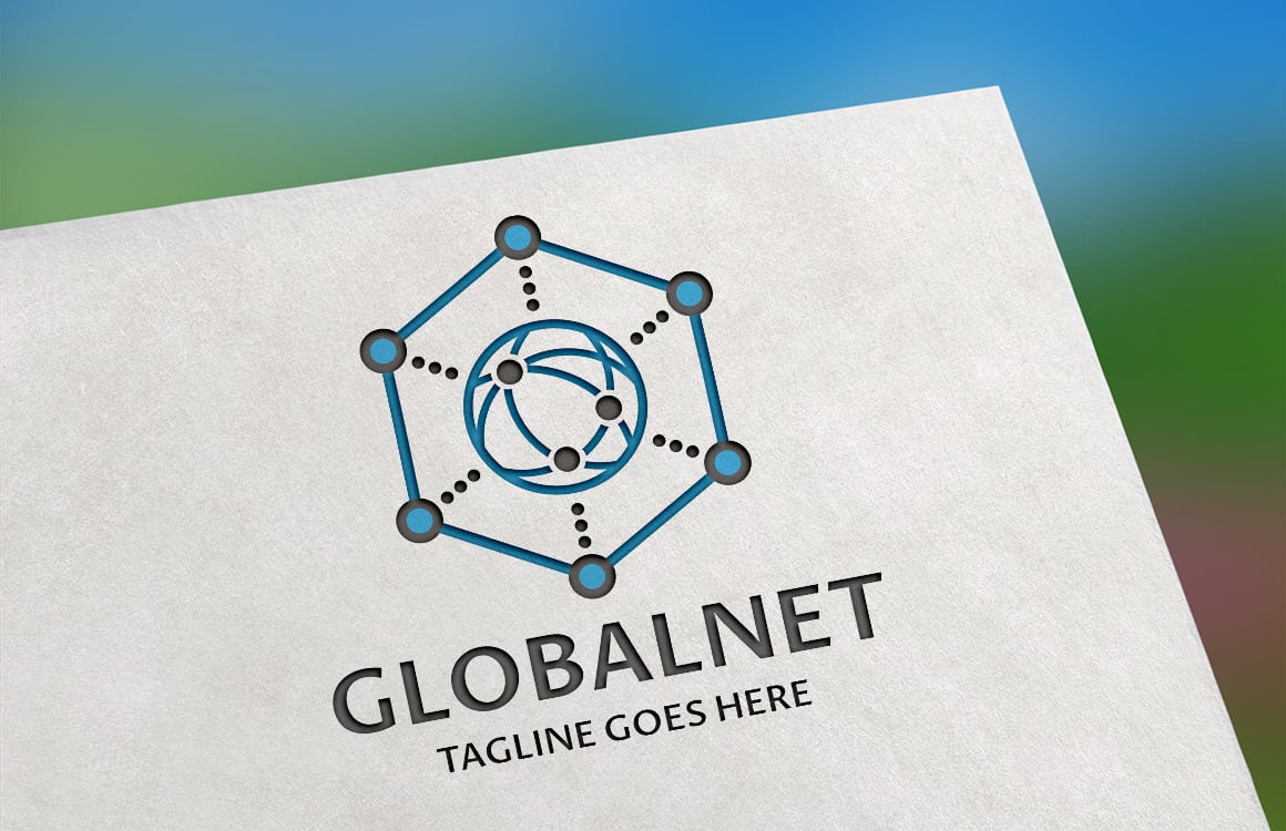 Globalnet Logo Template #153616 - TemplateMonster