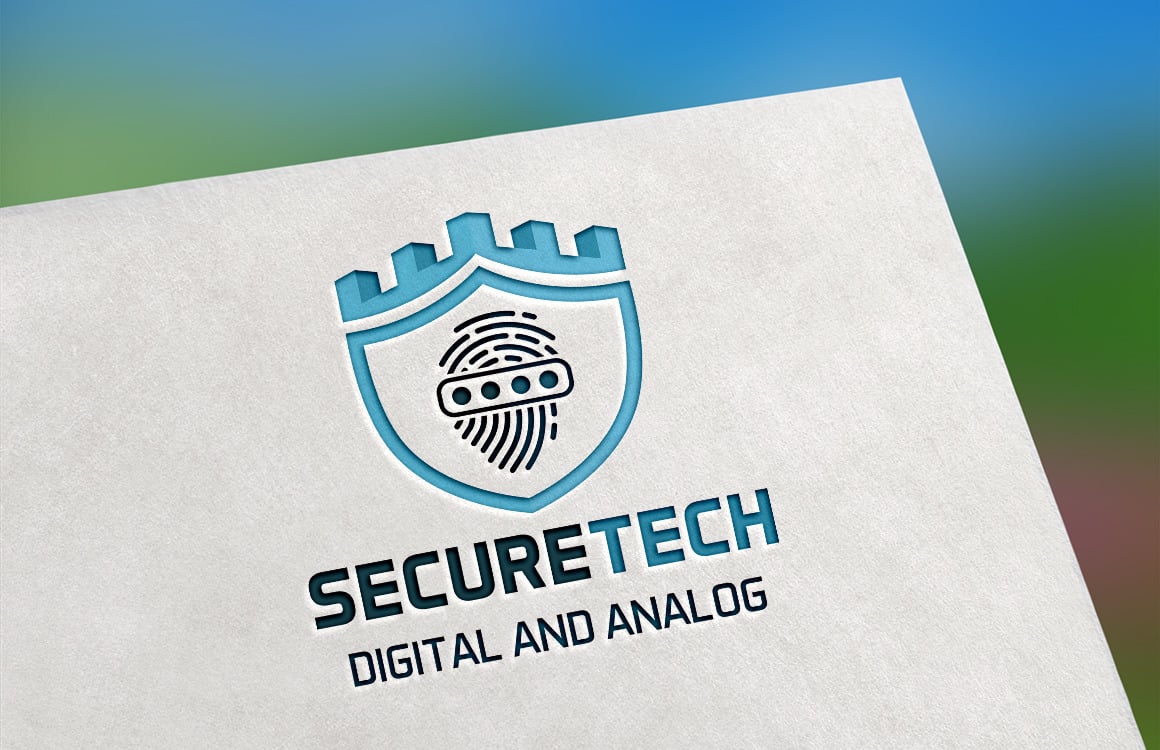Securetech Logo Template #153745 - TemplateMonster