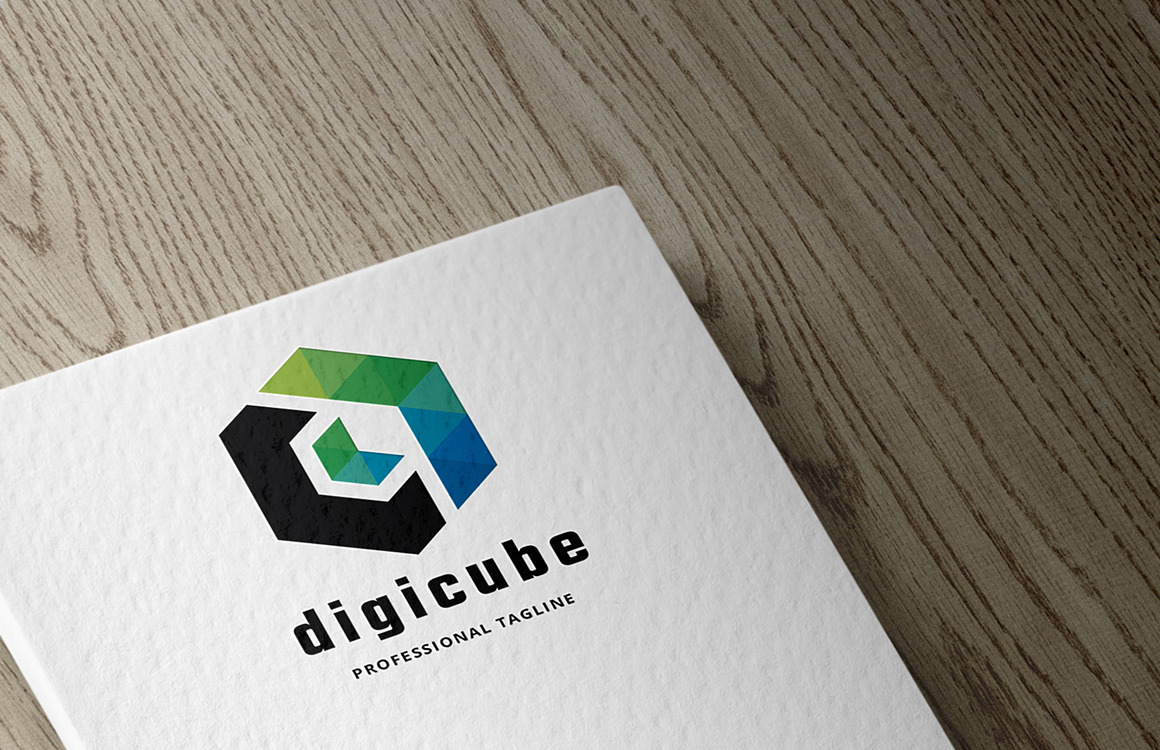 Digital Cube Logo Template #153949 - TemplateMonster