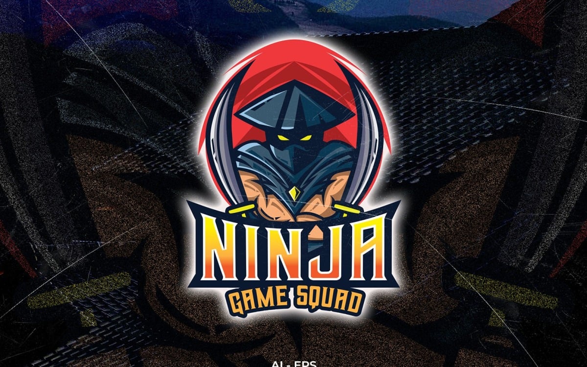 Ninja Game Squad Logo Template #156646 - TemplateMonster