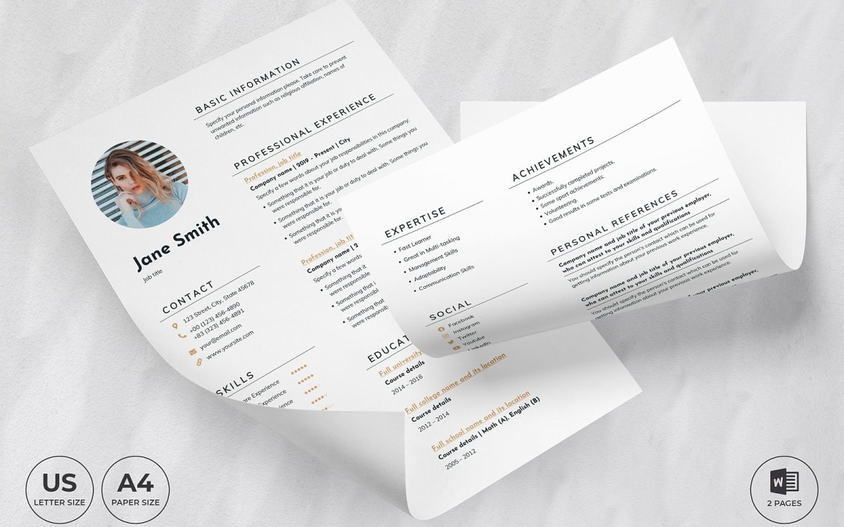 Shop Manager CV Resume Template #159139 - TemplateMonster