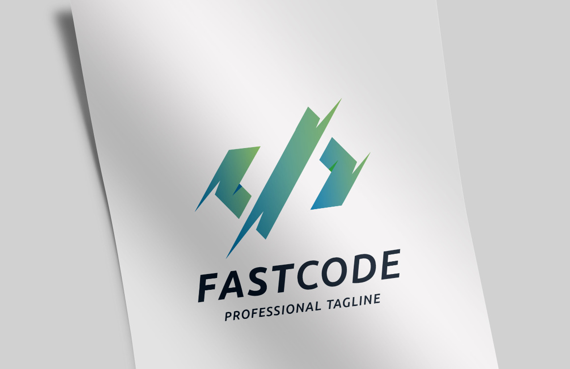 Fast Code Logo Template #162738 - TemplateMonster