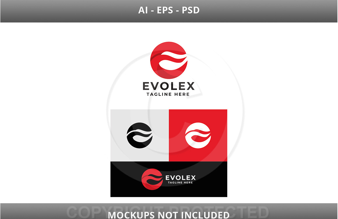 Evolex Letter E Logo Logo Template #164623 - TemplateMonster