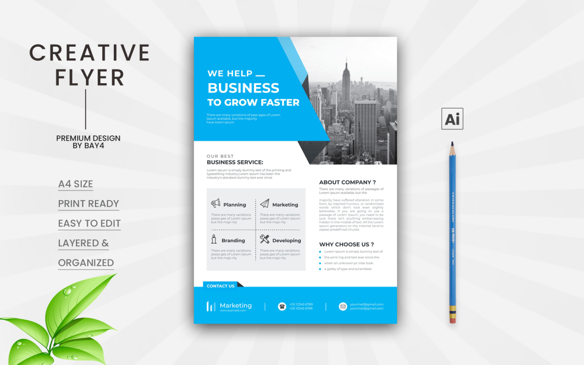 Creative & Digital Flyer - Corporate Identity Template