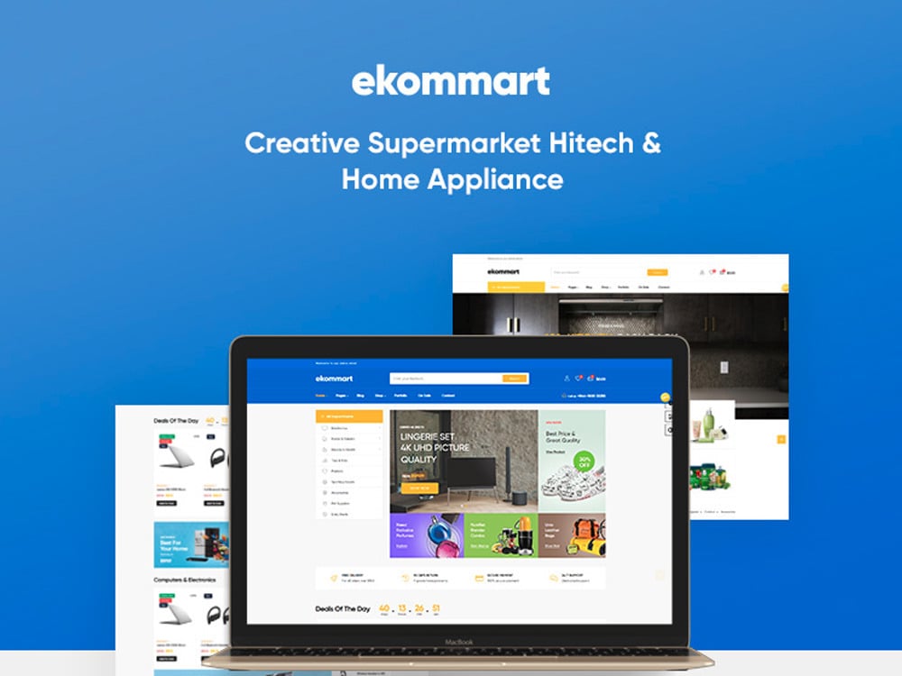 TM Ekommart - Perfect Supermarket for Hitech; Home Appliances Online store PrestaShop Theme