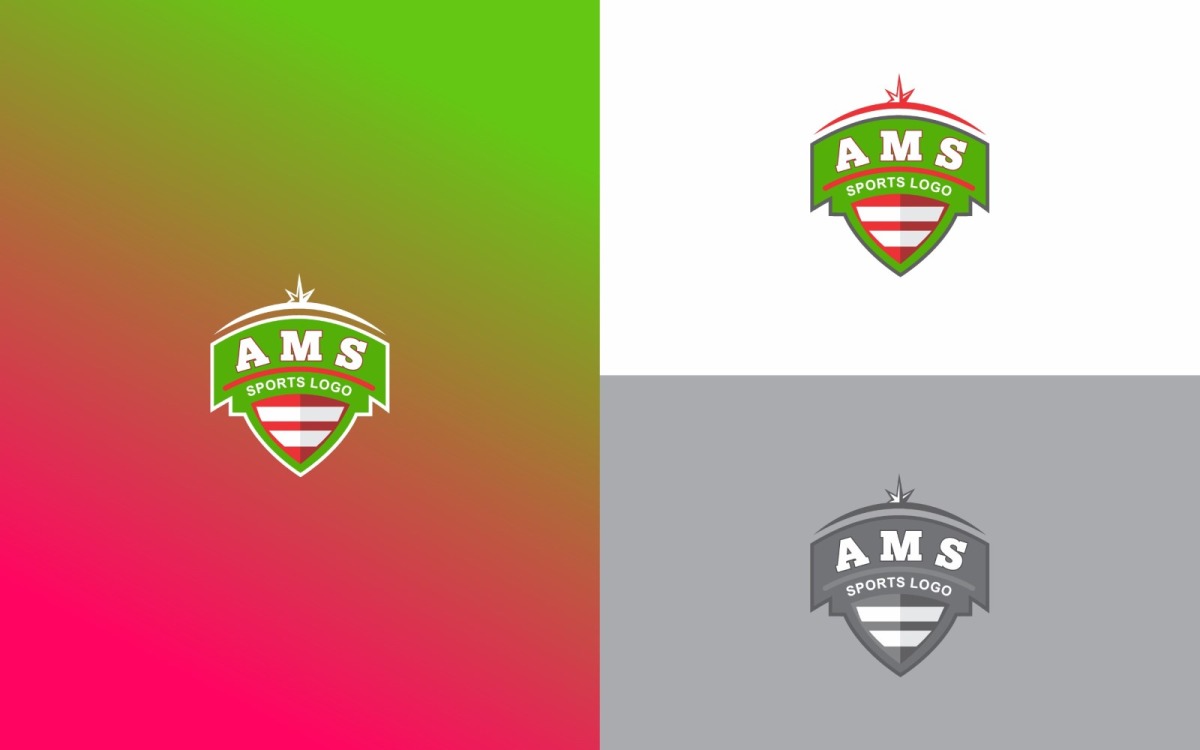 AMS Sport Logo symbol Design #179460 - TemplateMonster