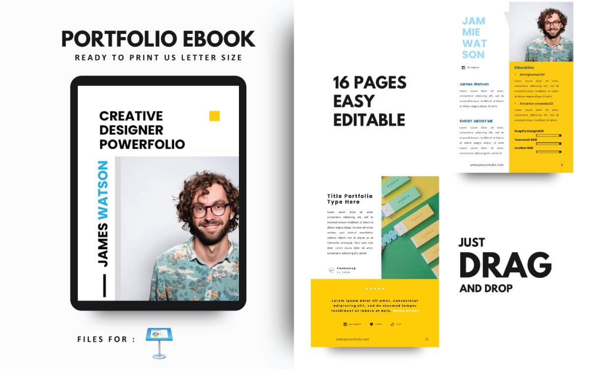 Exemplos De Portfolio De Designers Graficos 70 Ideias De Portfólio