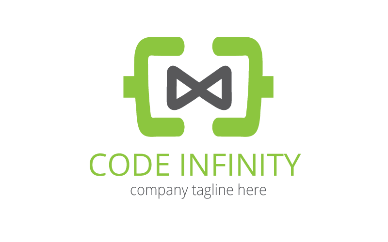 Code Infinity Logo Template #185221 - TemplateMonster