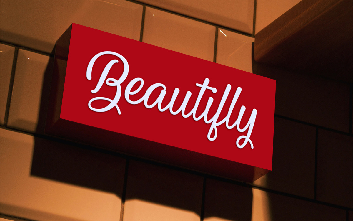 White Logo Mockup Facade Sign #185776 - TemplateMonster