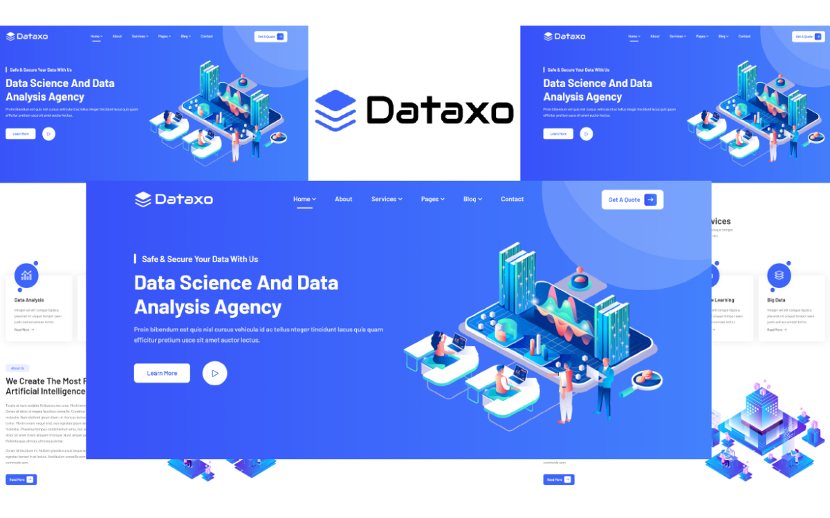 Dataxo – Data Science & Analytics Bootstrap 5 HTML Template