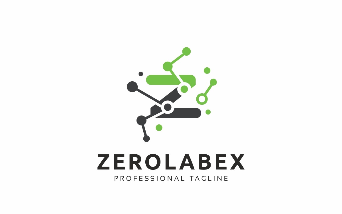 Zerolabex Z Letter Lab Logo Template - TemplateMonster
