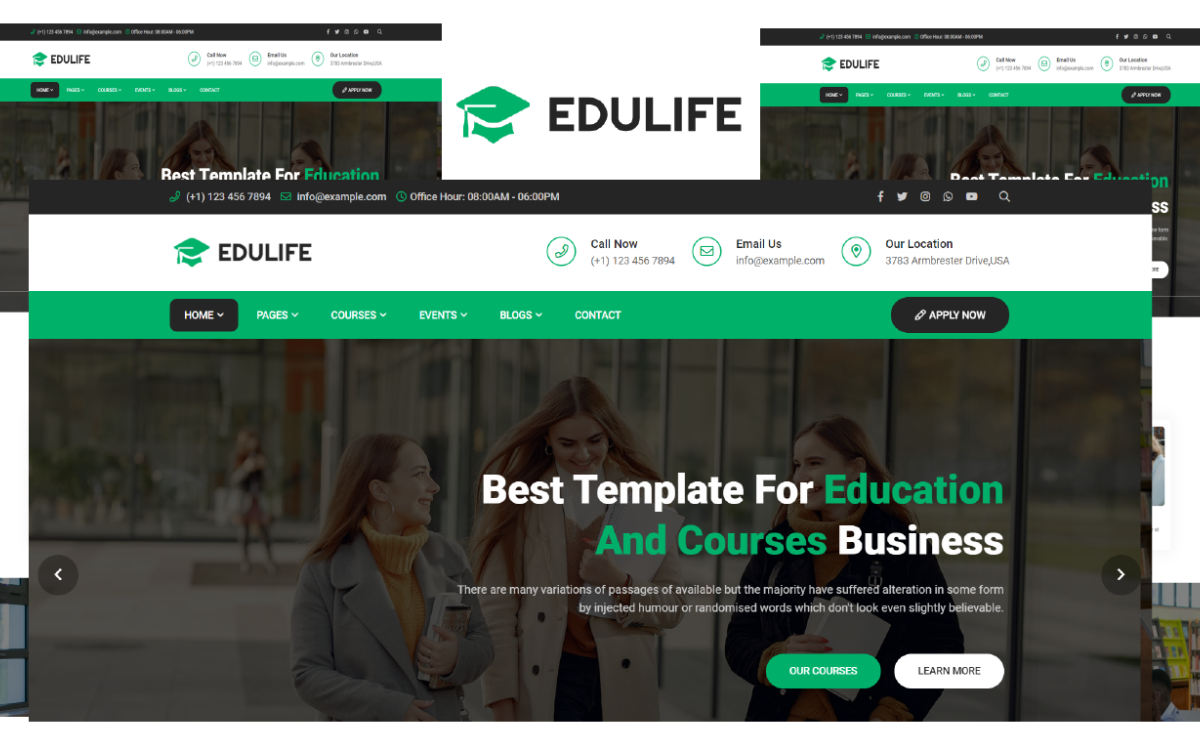 Edulife - Education & Courses Bootstrap 5 HTML5 Template