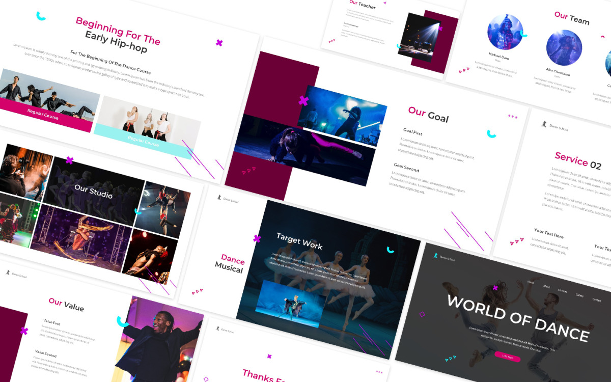 Dance Powerpoint Template #191990 - TemplateMonster