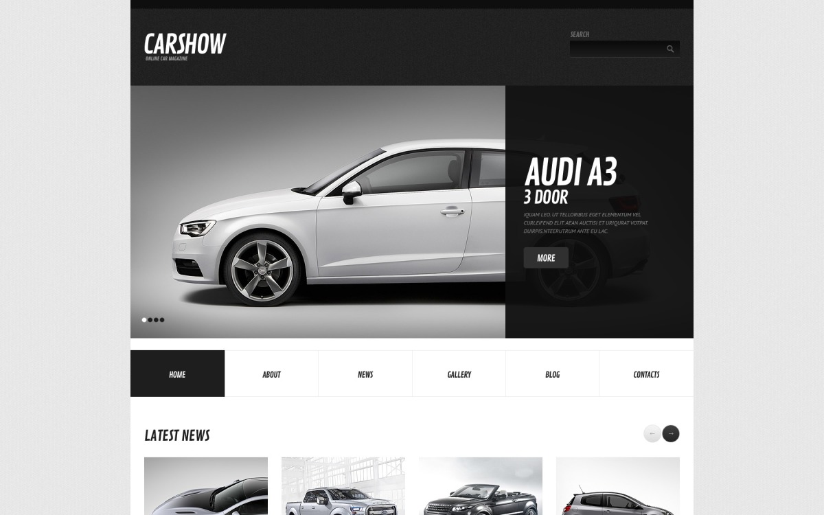 Free Car Responsive WordPress Theme #192313 - TemplateMonster