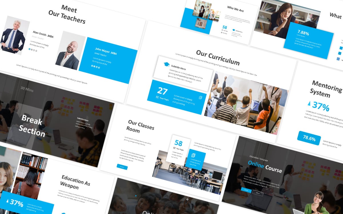 Education Online Course Googleslides Template