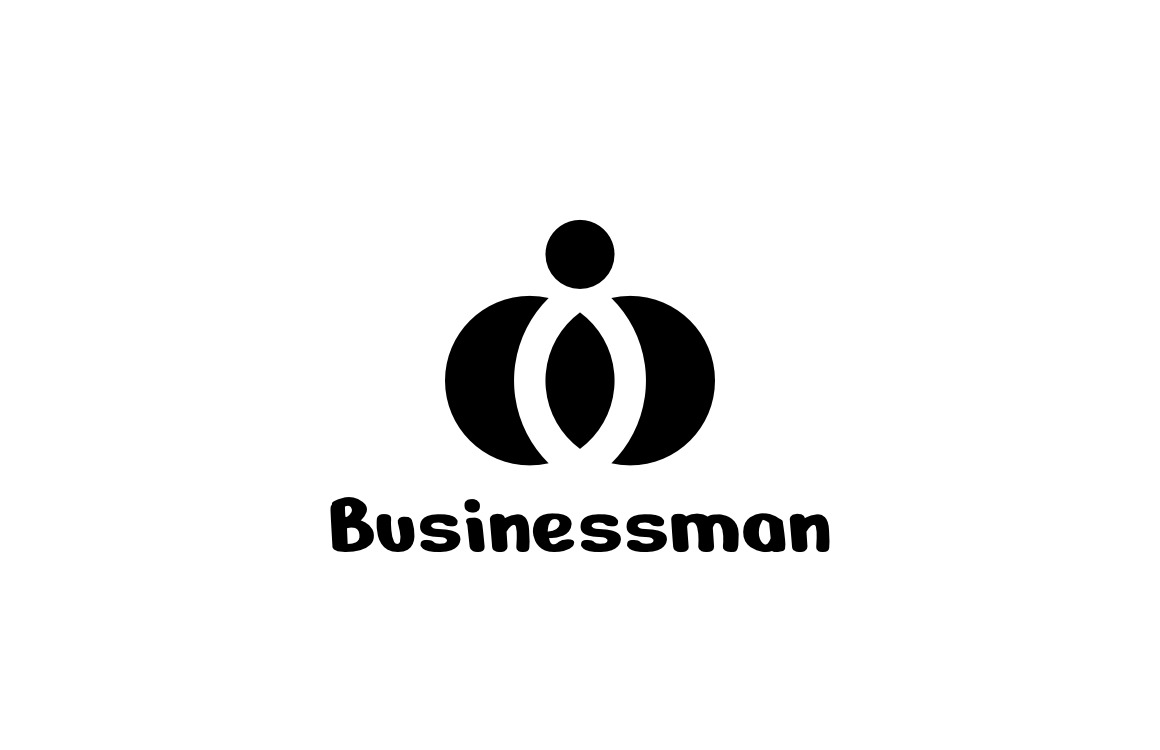 Simple Person Businessman logo #205514 - TemplateMonster