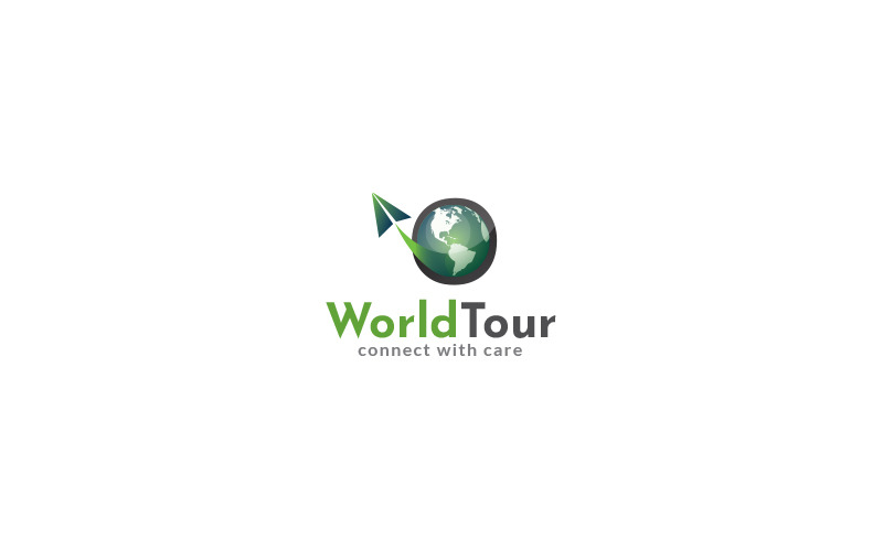 World Tour Logo Design Template #206190 - TemplateMonster