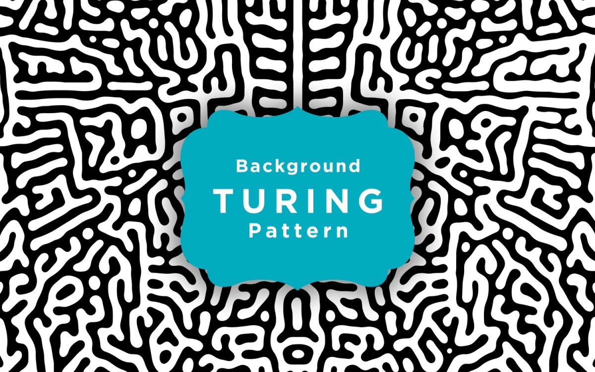Maze Labyrinth Reaction Diffusion Pattern - TemplateMonster