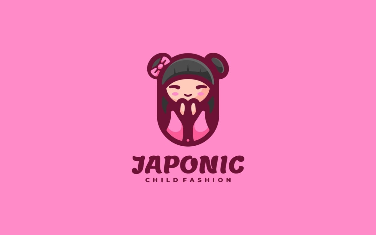 Kids Japan Cartoon Logo Style #207706 - TemplateMonster