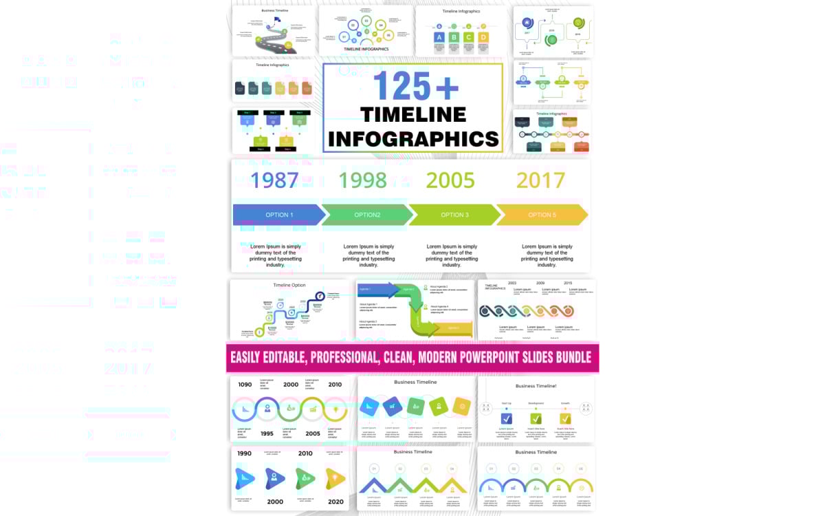 Powerpoint 2010 Timeline Template