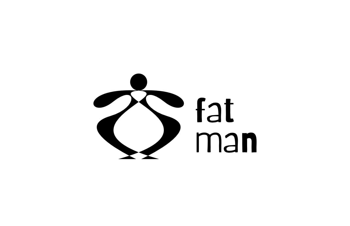 Fat Man People Simple Logo #207922 - TemplateMonster