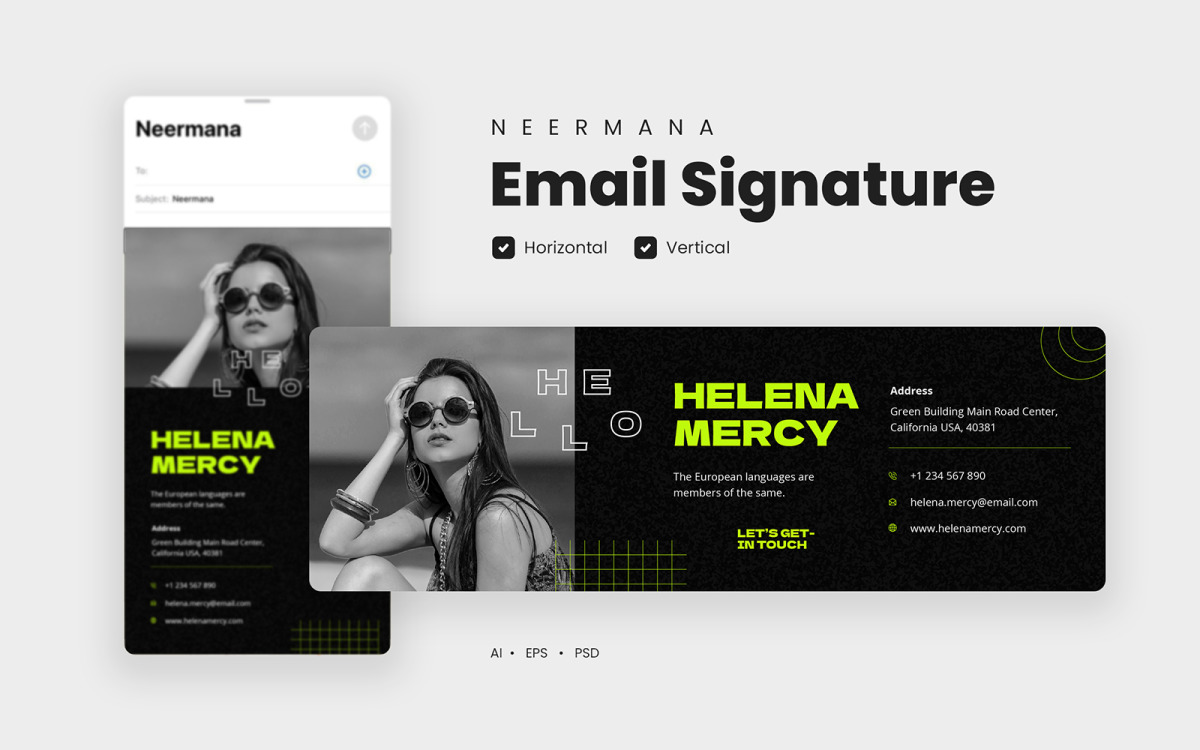 Hypebeast Style - Email Signature Template - TemplateMonster