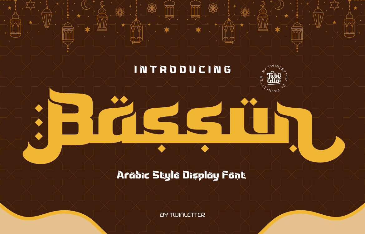 Fonte De Estilo Arabe