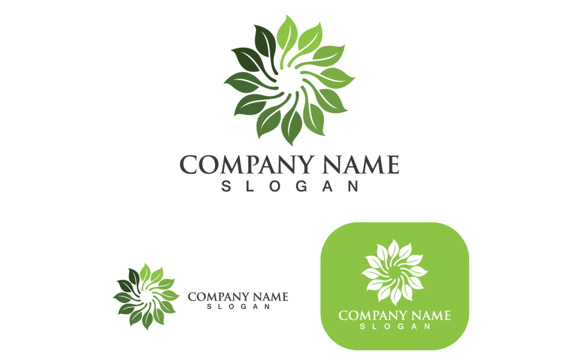 Icone De Folha Verde