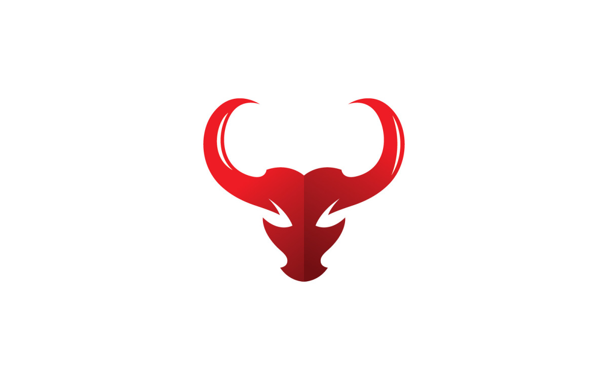 Bokkende Stier Logo Rodeo Cowboy Stier Rijden Retro Cartoon Man Stier