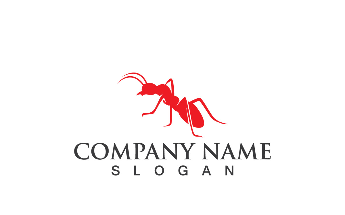 Red Ant Logo Exclusive Logo 929802, Fire Ant Head Logo