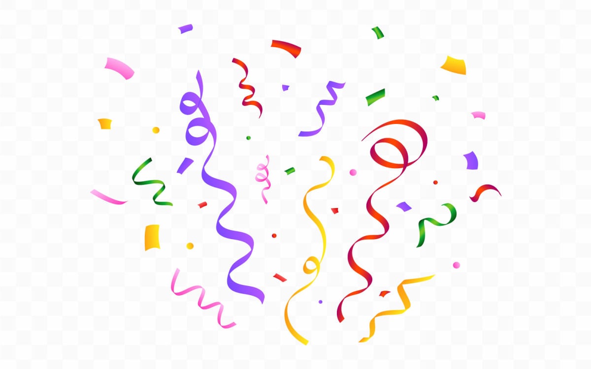 Confeti Animado Para Powerpoint Free Falling Confetti Effect Overlay