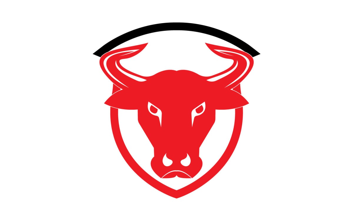 Bull Head Logo Vector