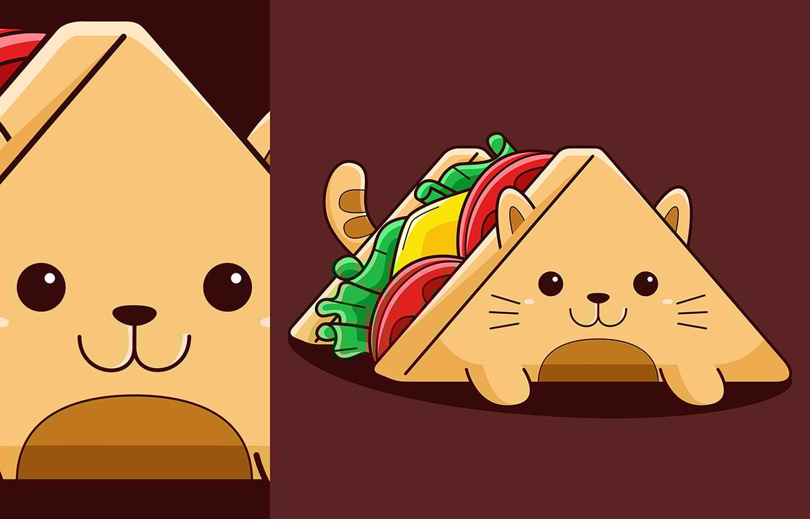 Kawaii Taco Cat
