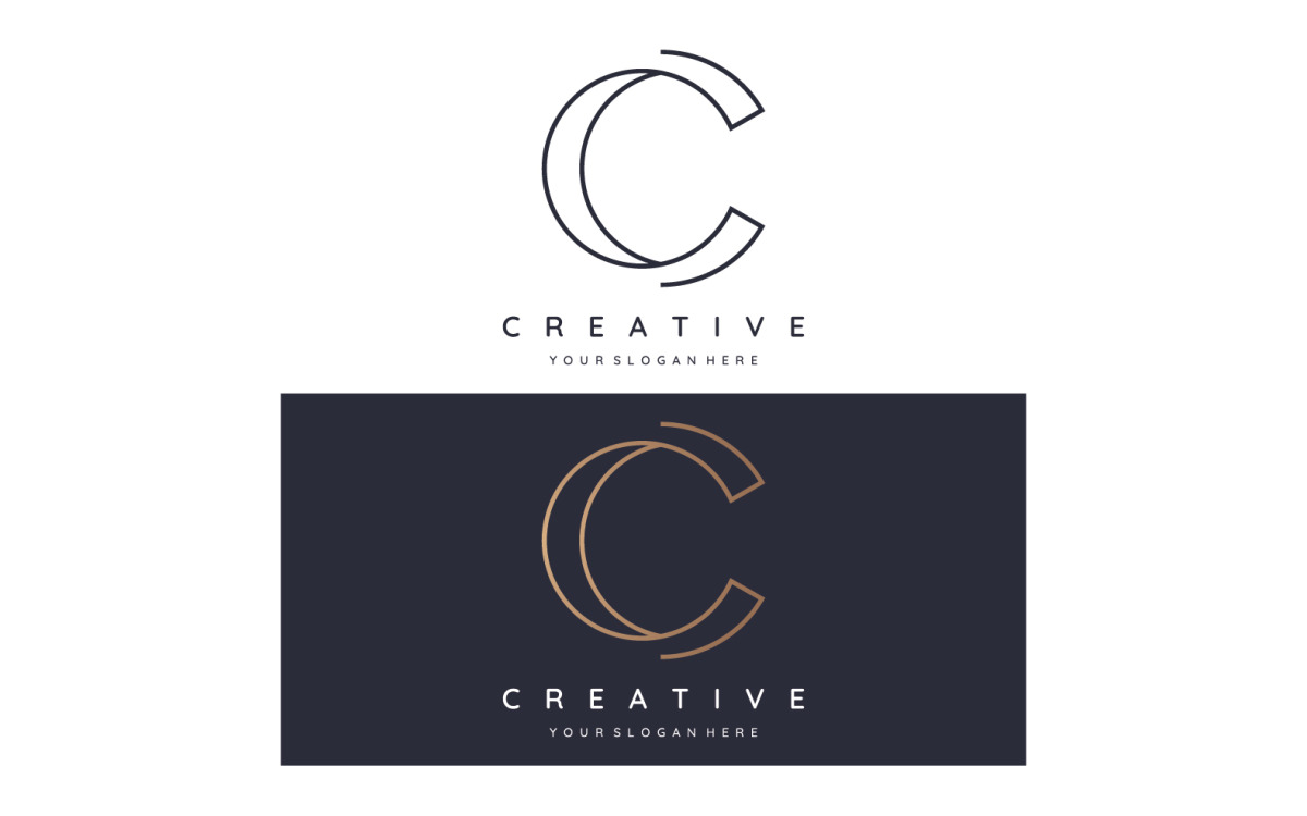 Letter C Logo Circular Letter C Logo ~ Logo Templates ~ Creative
