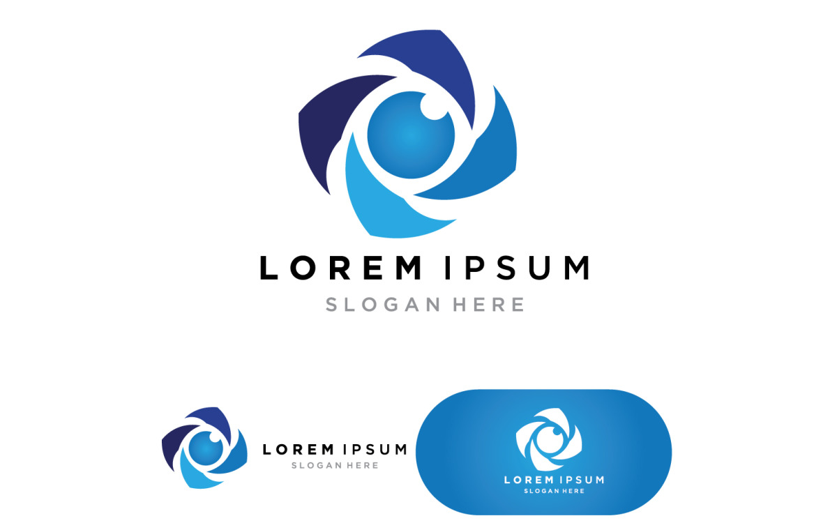 Eye Care Vector Logo