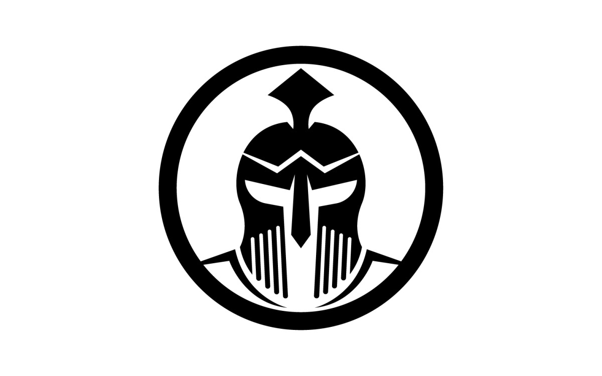 Spartaanse Helm Logo Clipart
